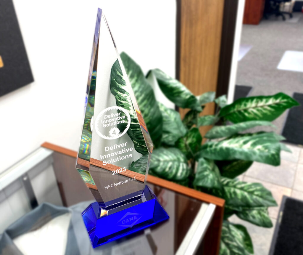 Supplier Award: NETFORM Recognized for Innovative Solutions - NETFORM